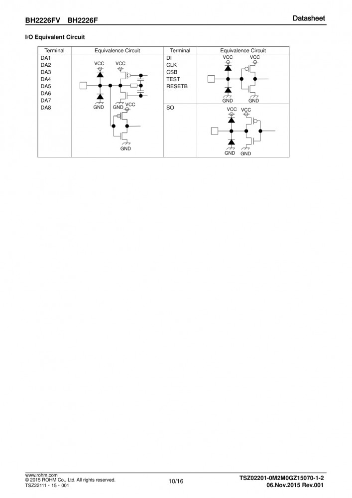 BH2226FV-E2 datasheet page 10