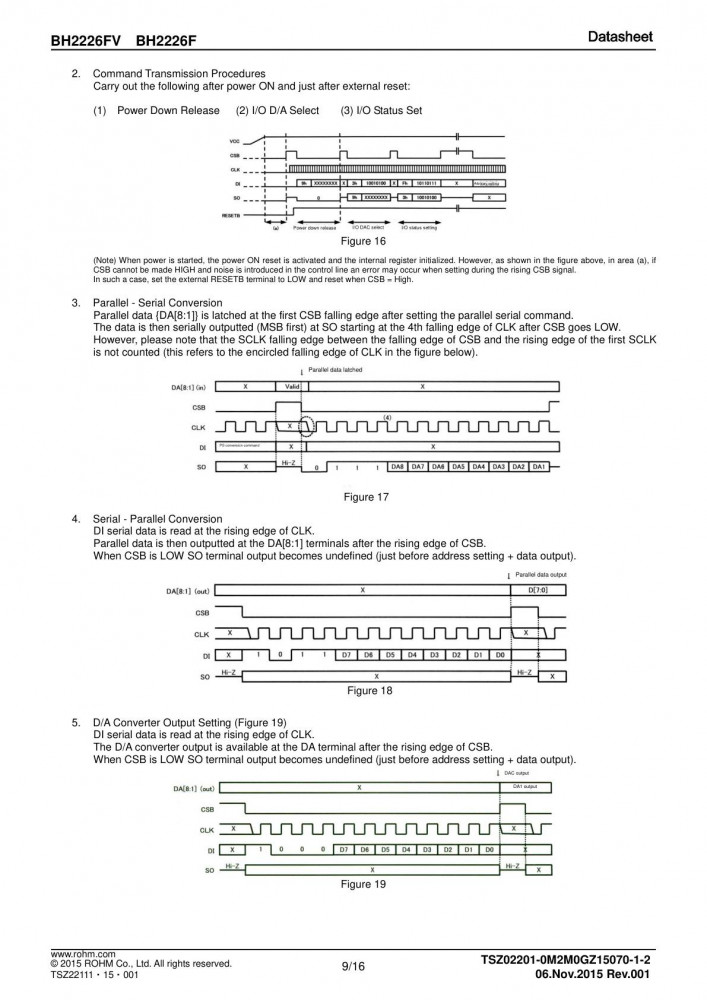 BH2226FV-E2 datasheet page 9