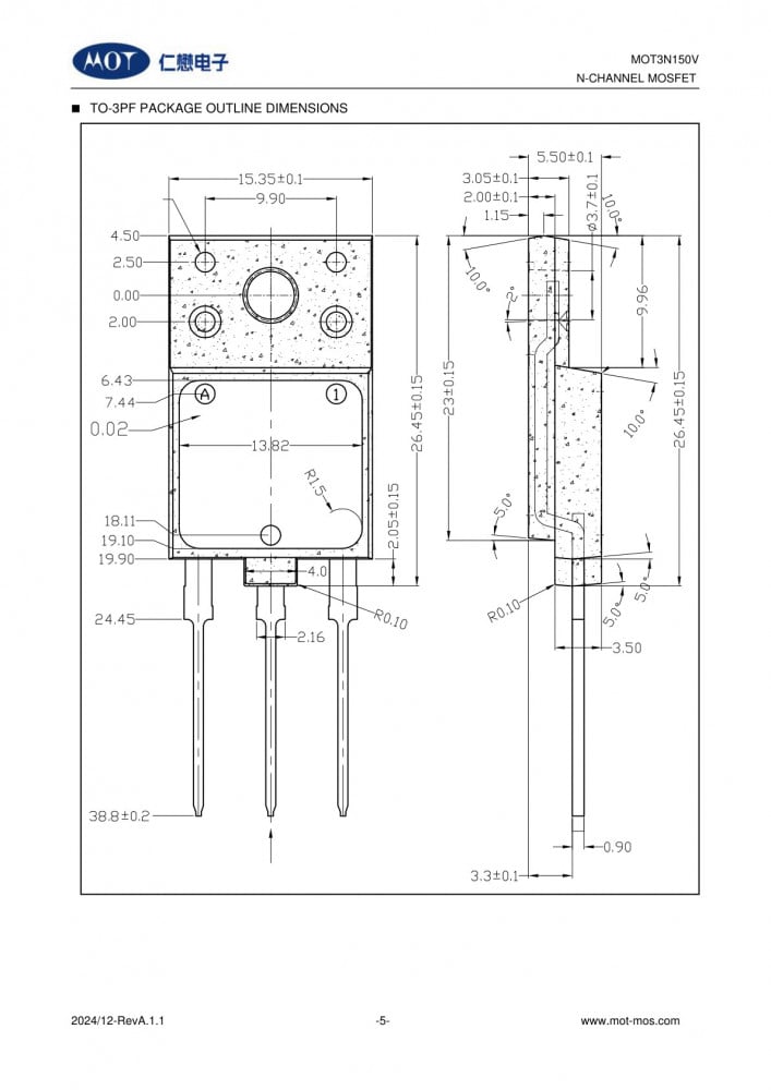 MOT3N150V datasheet page 5