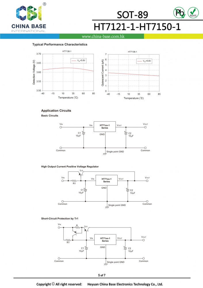 CBI HT7150-1 datasheet page 5