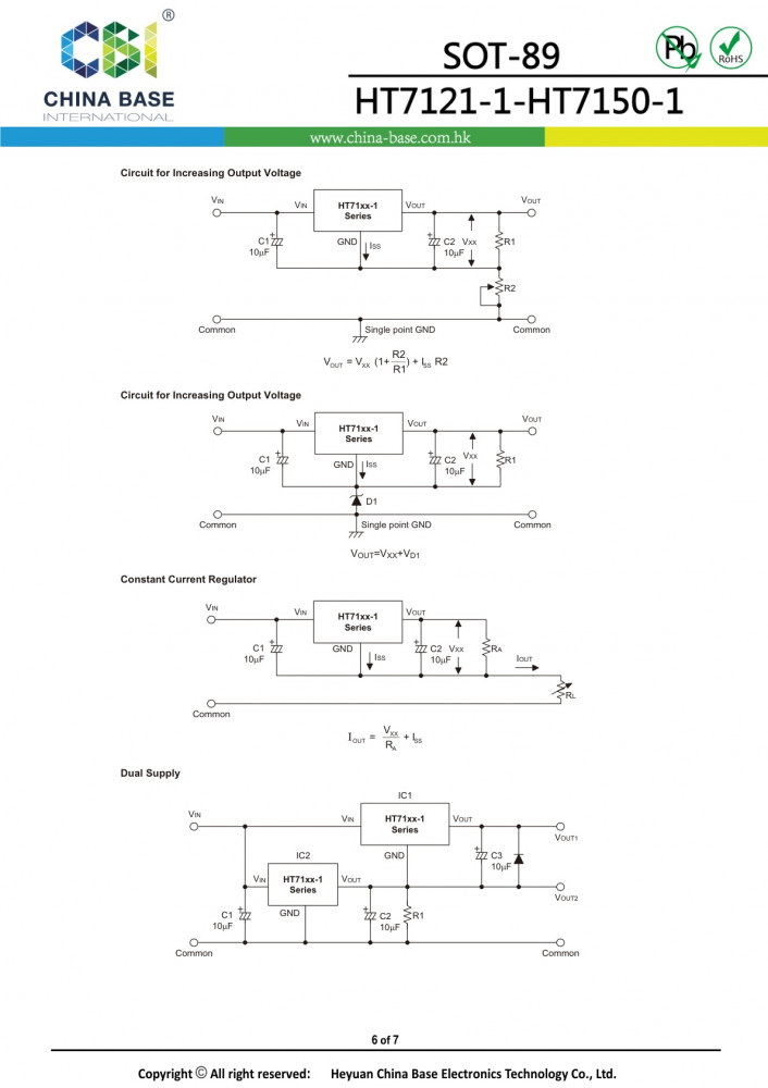 CBI HT7150-1 datasheet page 6