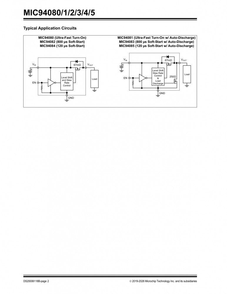 MIC94085 datasheet page 2