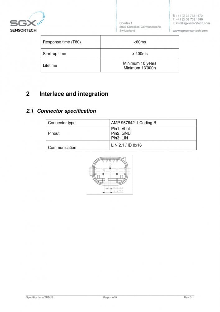 TRDU5 technical document page 4