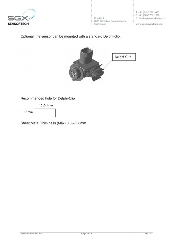 TRDU5 technical document page 6