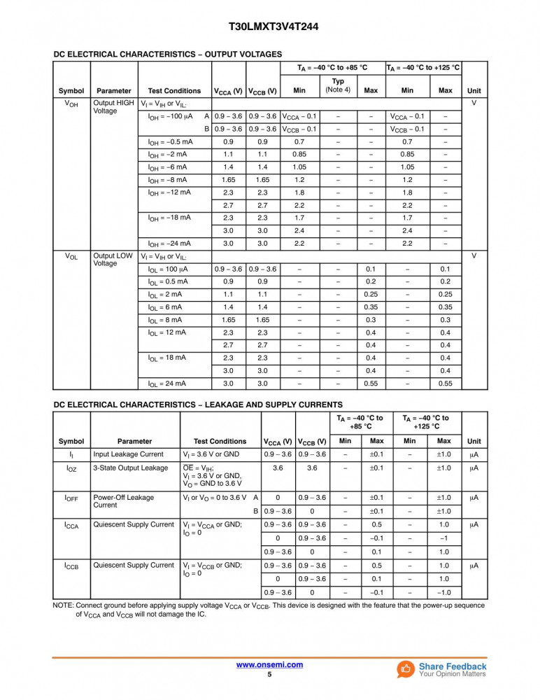 T30LMXT3V4T244 datasheet page 5