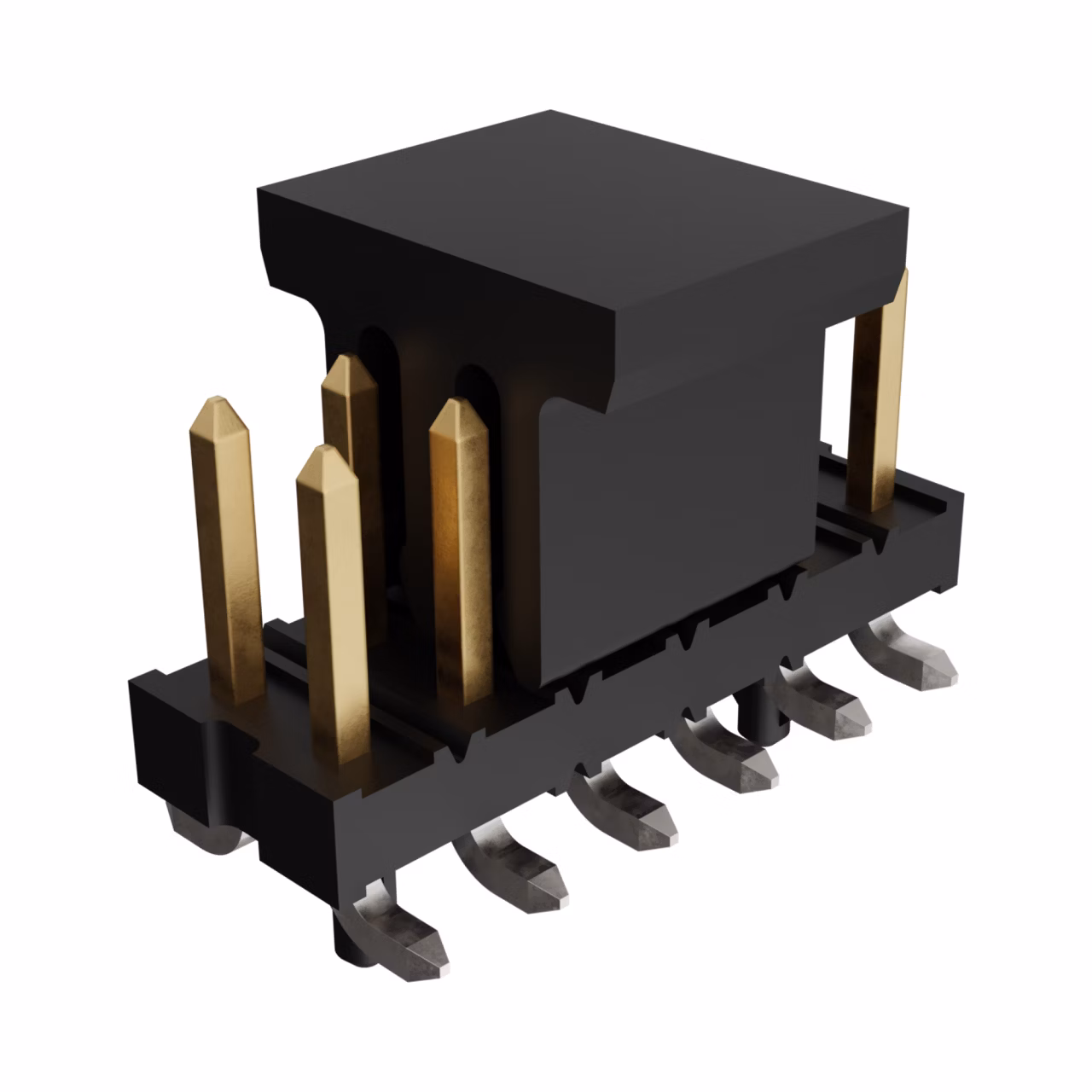 Milli-Grid Header, Vertical, Surface Mount, 36 Circuits, 0.76µm Gold (Au) Plating, Mating Pin Length 3.80mm, with Cap, Tube, Lead-Free