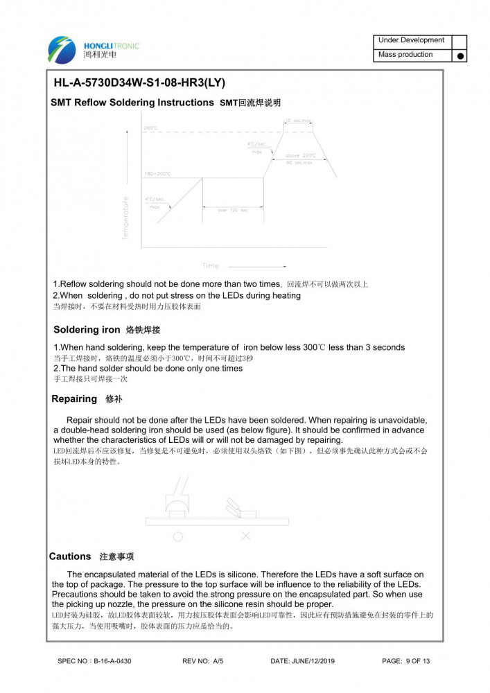 Datasheet page 9