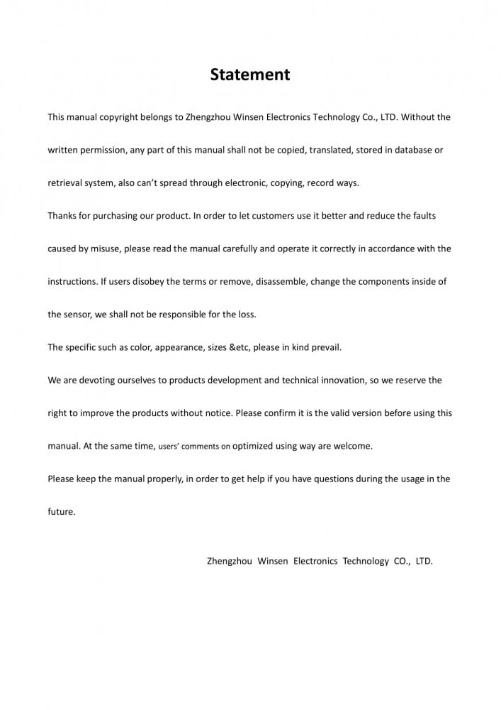 MQ-2 manual page 2