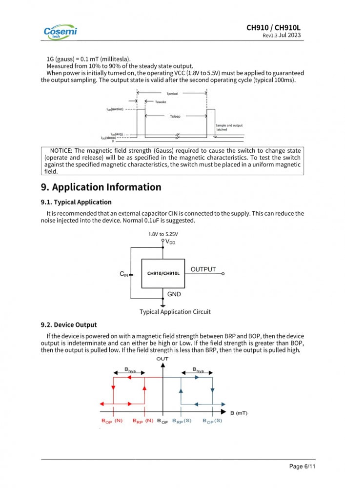 CH910TB datasheet page 6