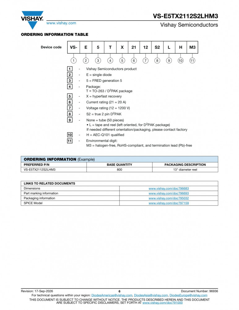 Vishay rectifier datasheet page 6