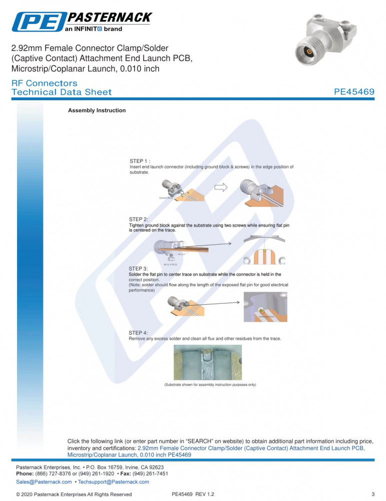 PE45469 datasheet page 3