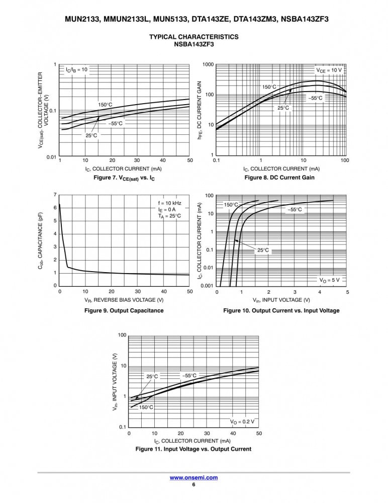 MUN2133T1G datasheet page 6
