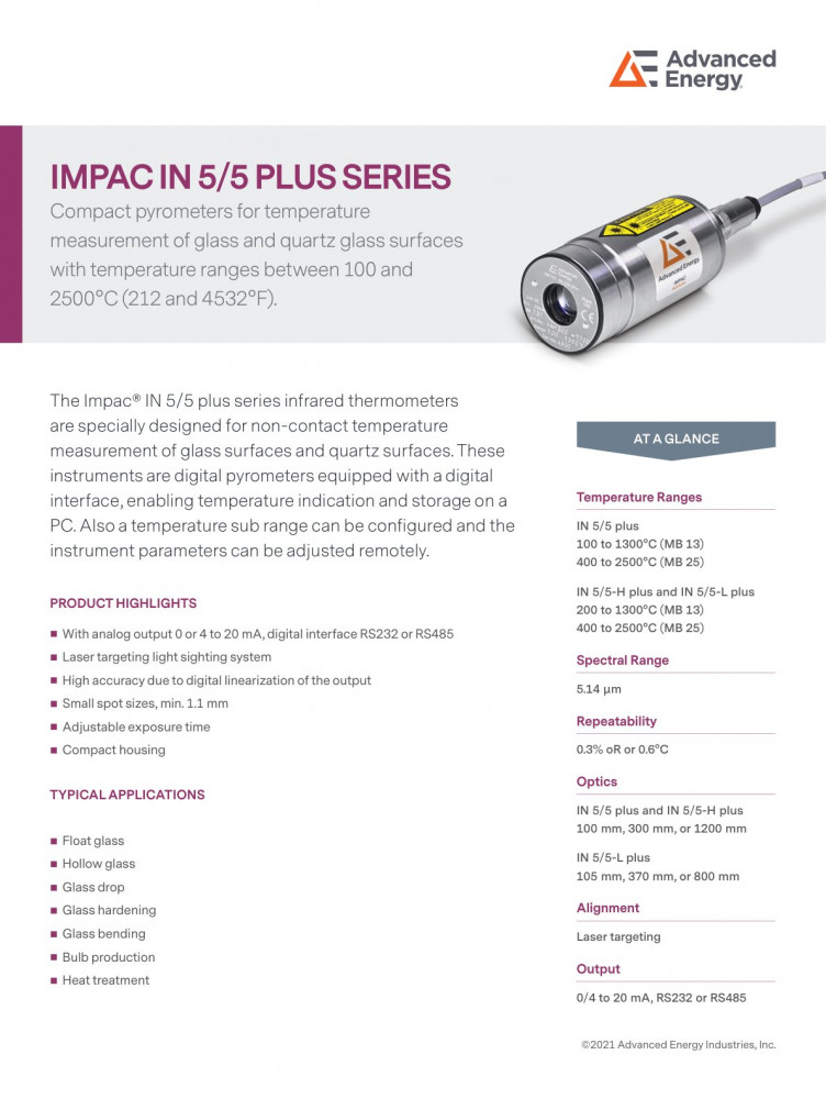 IMPAC IN 5/5 plus series document page 1