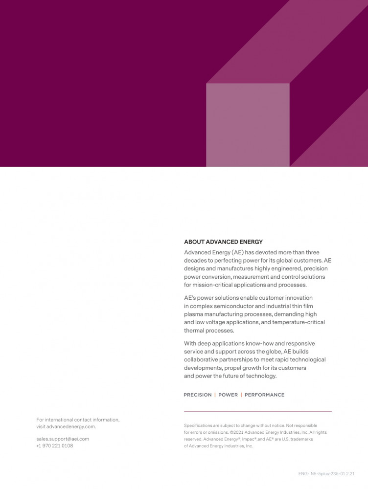 IMPAC IN 5/5 plus series document page 8