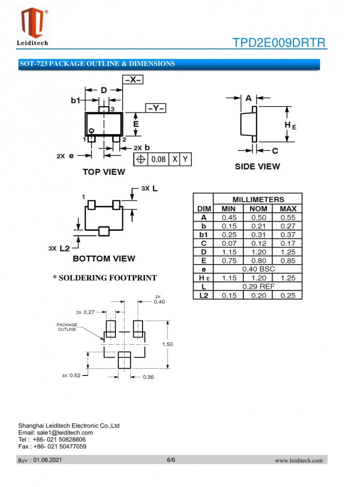 TPD2E009DRTR datasheet page 6