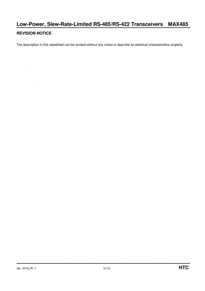 MAX485EN datasheet page 10