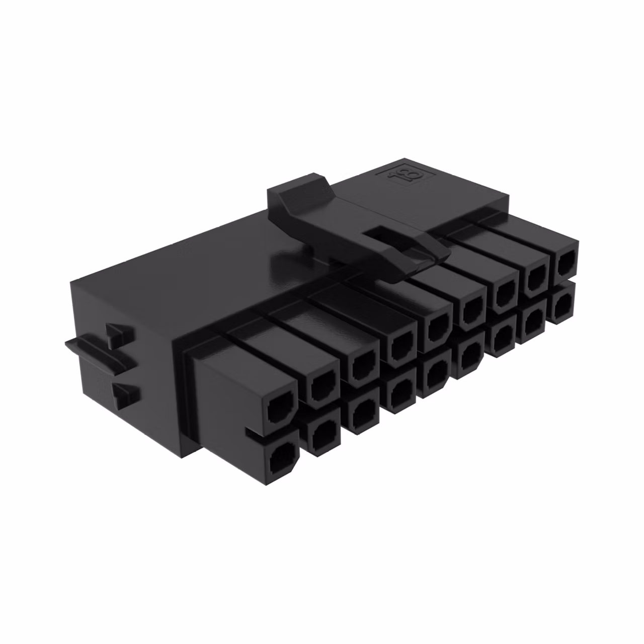 Micro-Fit+ Versa Color Receptacle Housing, Dual Row, 10 Circuits, UL 94V-0, Glow-Wire Capable, Blue