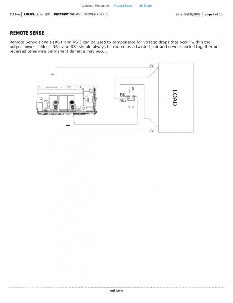 VOF-450C datasheet page 9