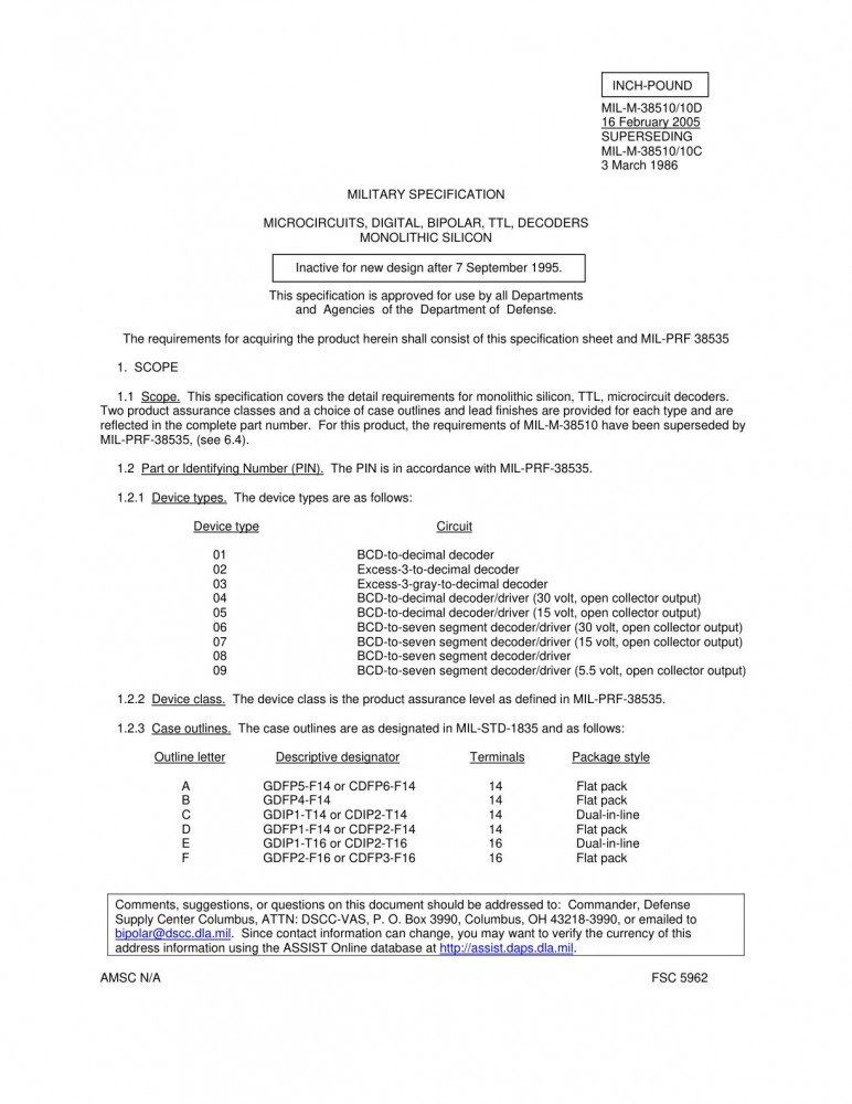 5447BEA-ROCV technical document page 2