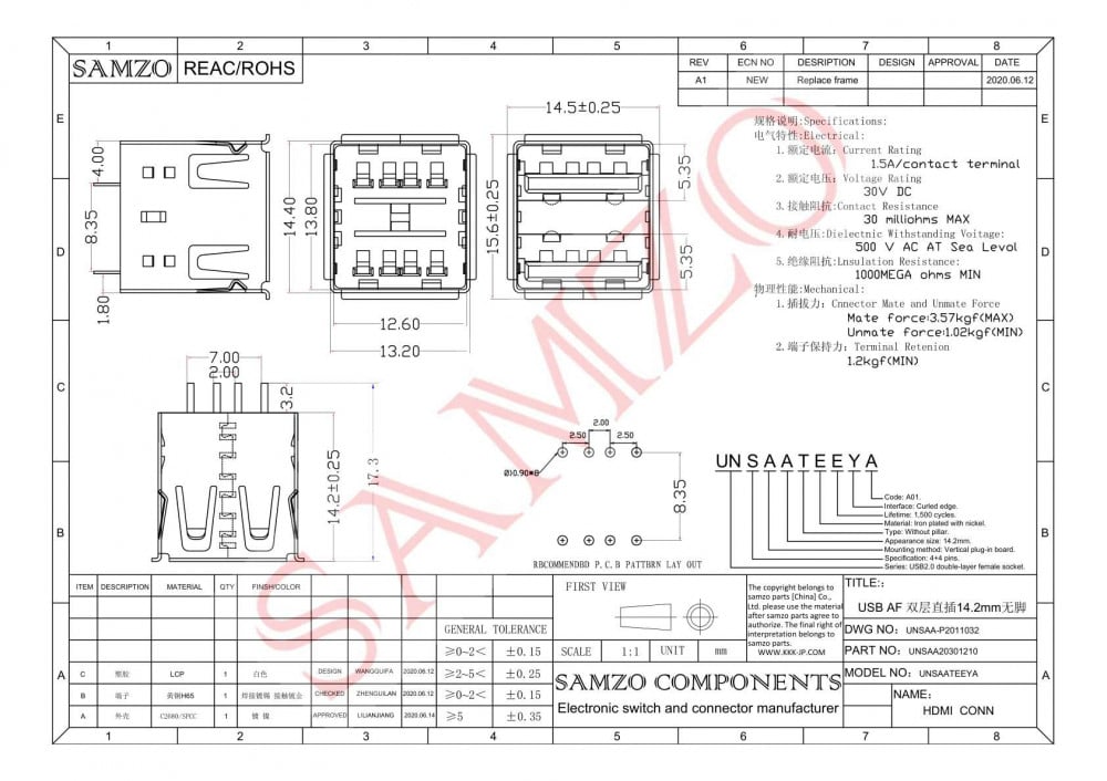SAMZO UNSAATEEYA technical drawing