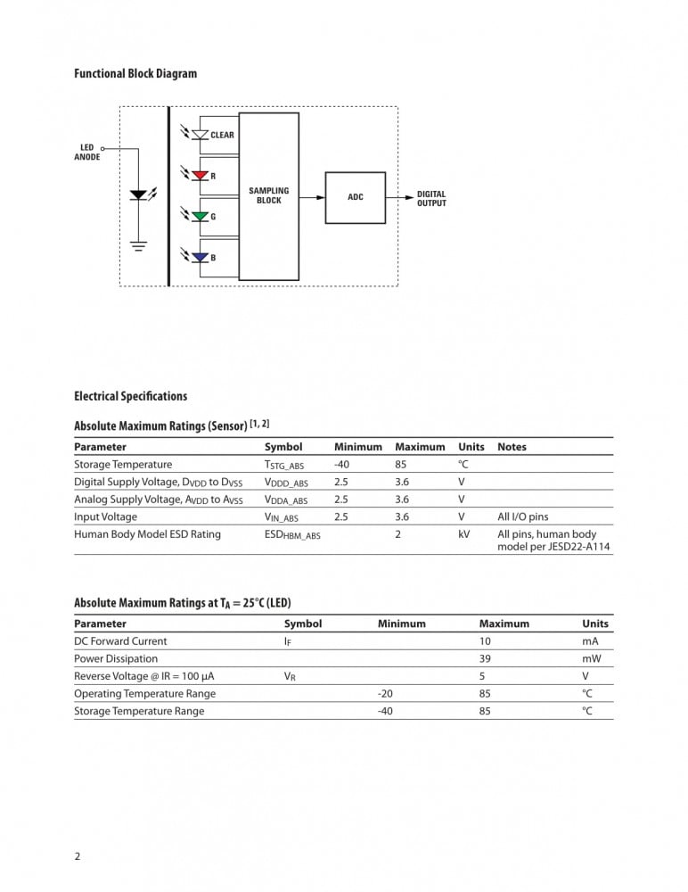 ADJD-S371-QR999 datasheet page 2