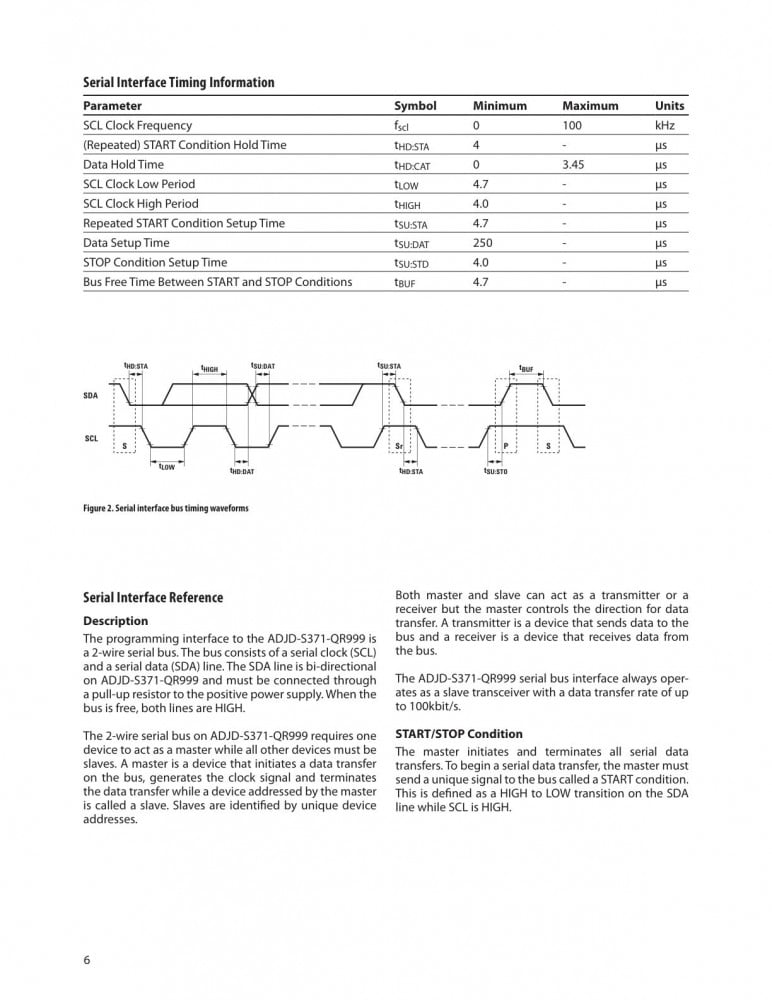 ADJD-S371-QR999 datasheet page 6