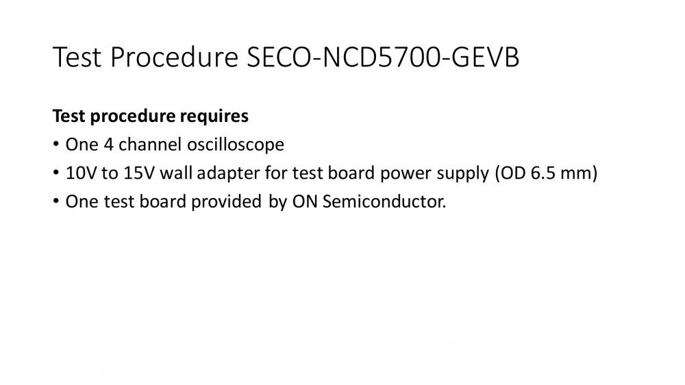SECO-NCD5700-GEVB procedure page 1