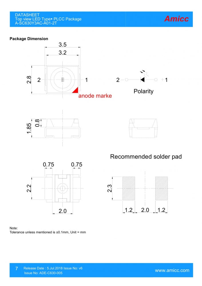 A-SC630Y3AC-A01-2T datasheet page 7