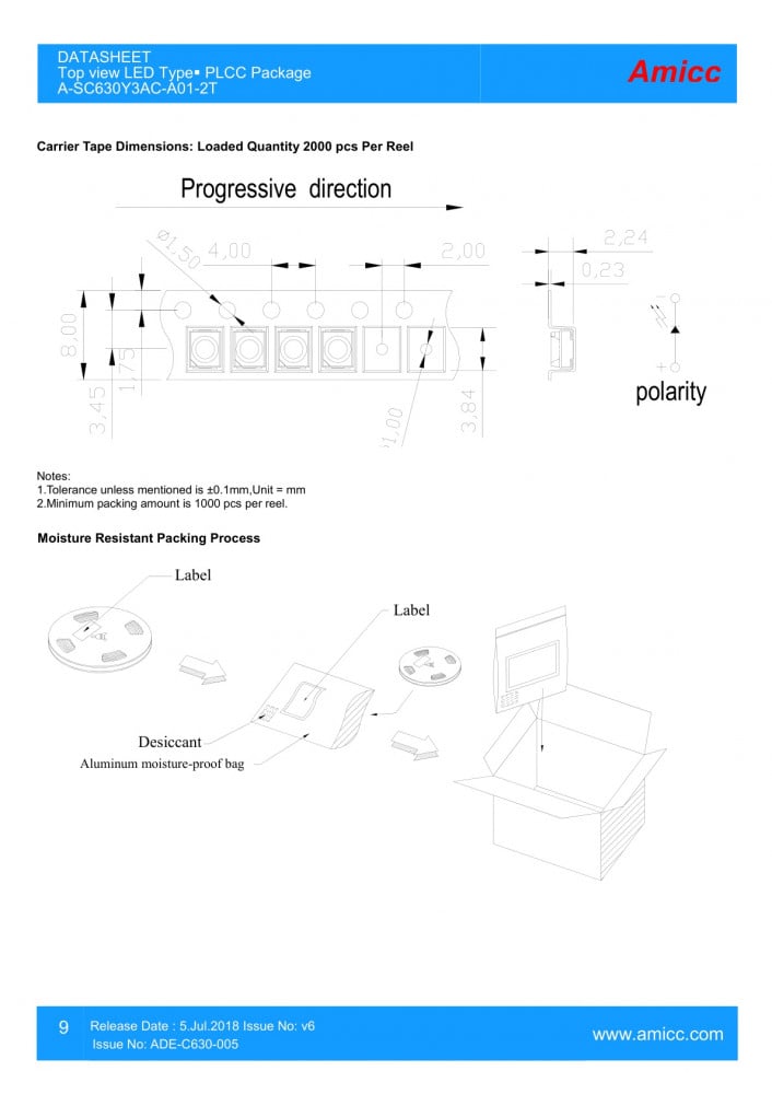 A-SC630Y3AC-A01-2T datasheet page 9