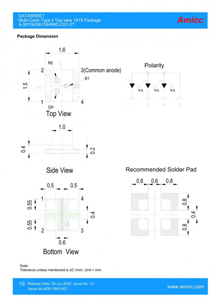 A-SP1943B1GHR6C-C01-2T datasheet page 10