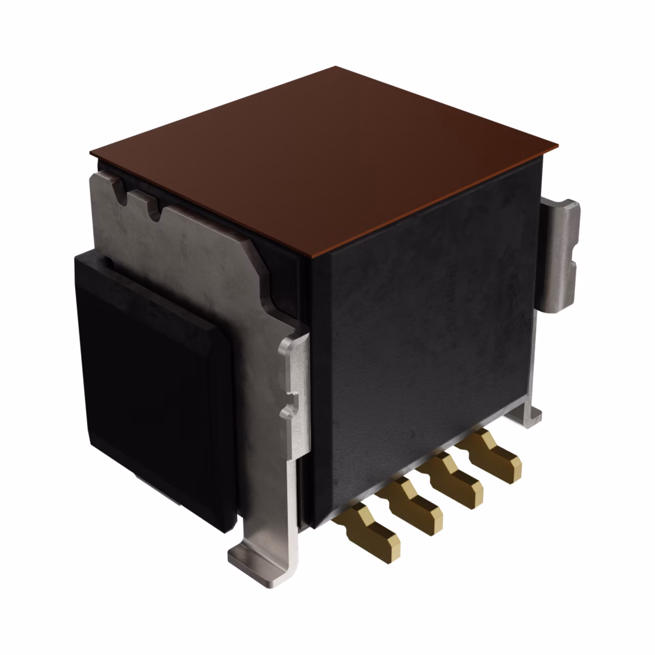 1.00mm Pitch, Rely-On PCB Header, Single Row, Vertical, Surface Mount, 0.38µm Gold (Au) Plating, Inner Positive Lock, 4 Circuits, Black for sale