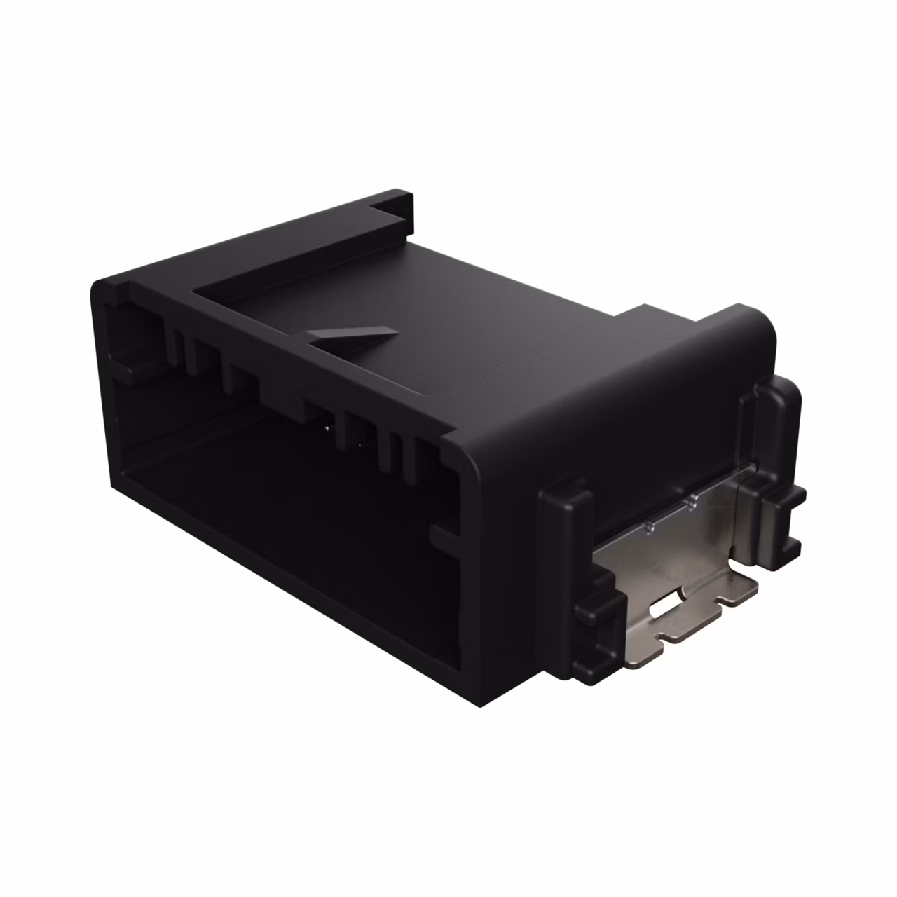 Mini50 Unsealed Header, UL 94 V0, Right-Angle, SMT, Single Row, 8 Circuits, Tin  (Sn) Plating, Polarization Option B, Gray, Tape and Reel for sale