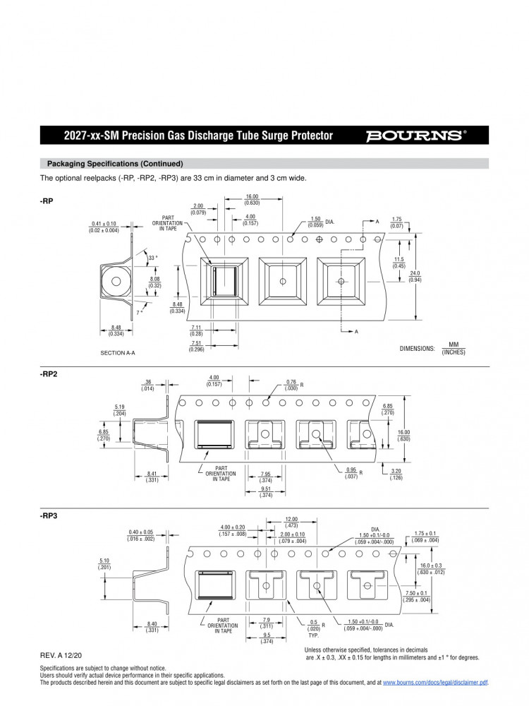 2027-SM GDT datasheet page 3