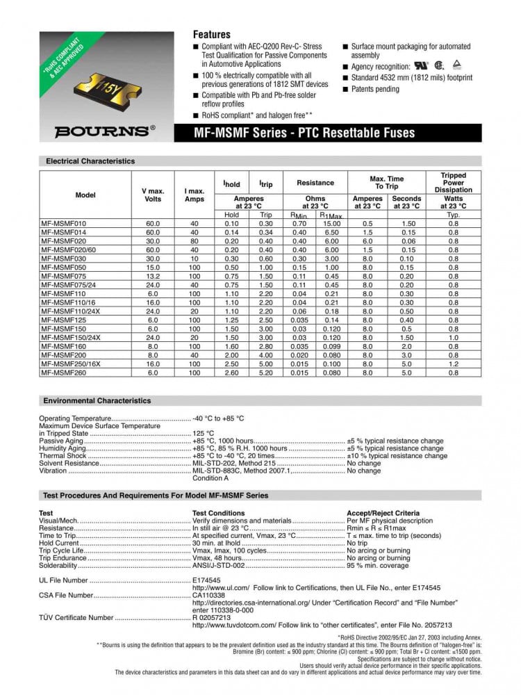 MF-MSMF series datasheet page 1