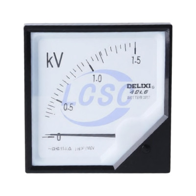 Delixi Electric 42L6V15KVD100V Analog Voltmeter Chip for Precise Voltage Measurement