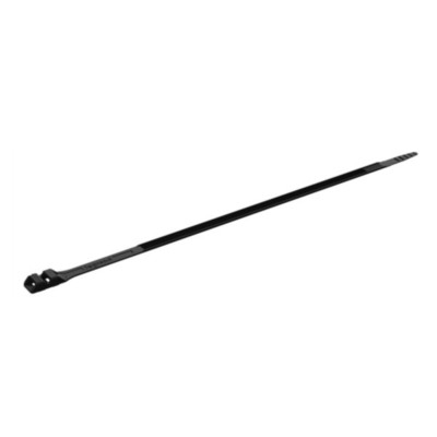 Black cable tie Colson U.V. protected with internal teeth width 9mm and lenght 185 mm