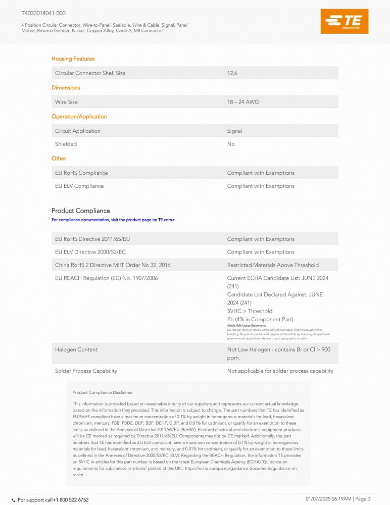 T4033014041-000 technical document page 3