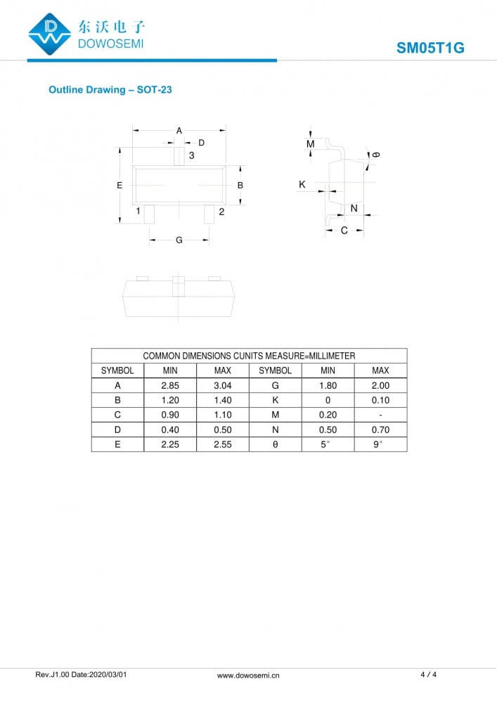 SM05T1G datasheet page 4