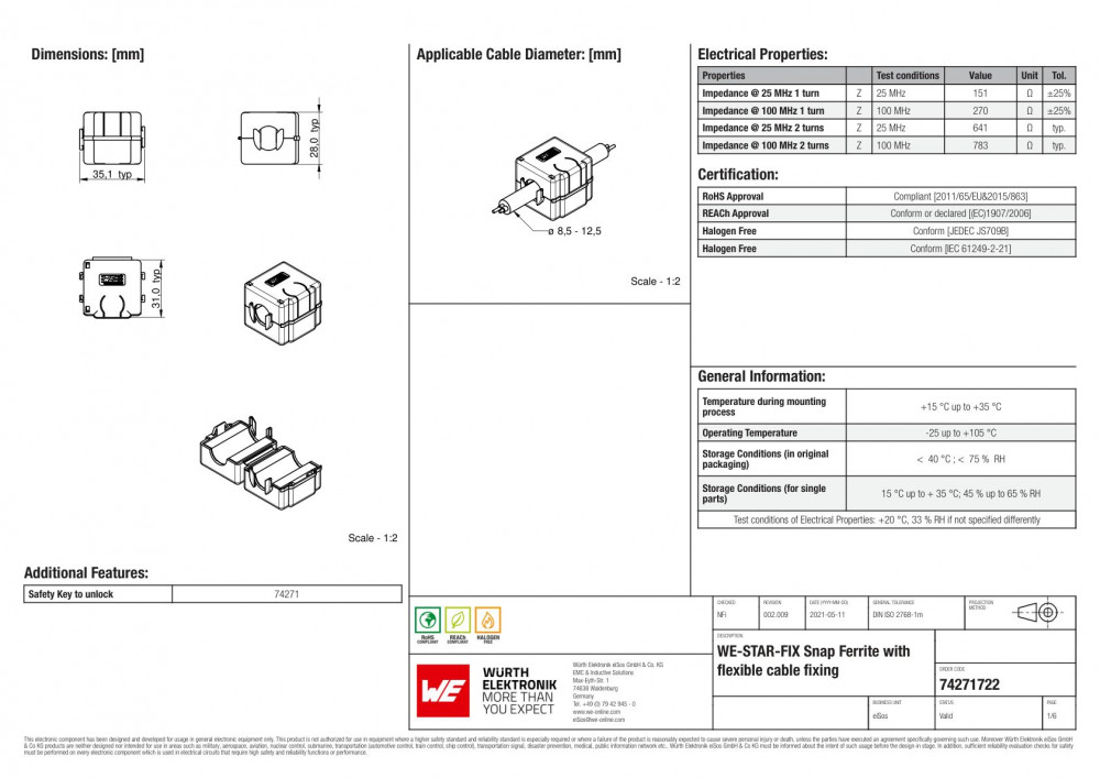 74271722 technical document, page 1