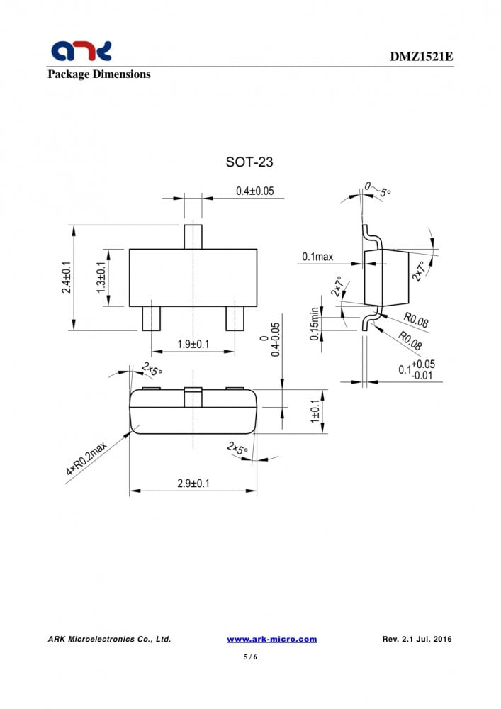 DMZ1521E datasheet page 5