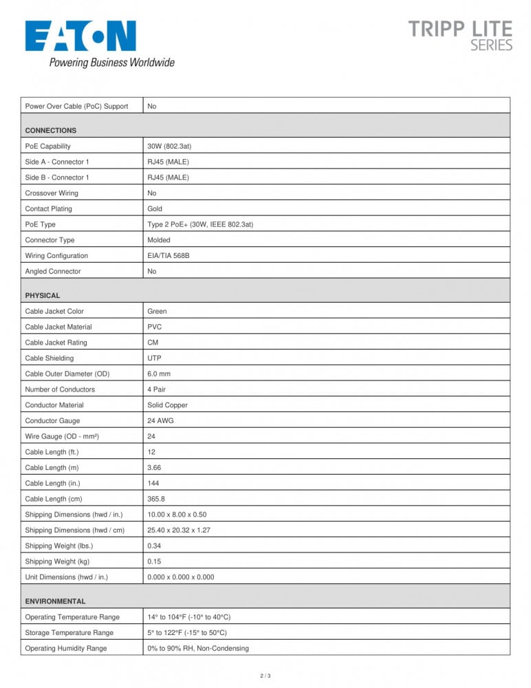 N200-012-GN technical document page 2