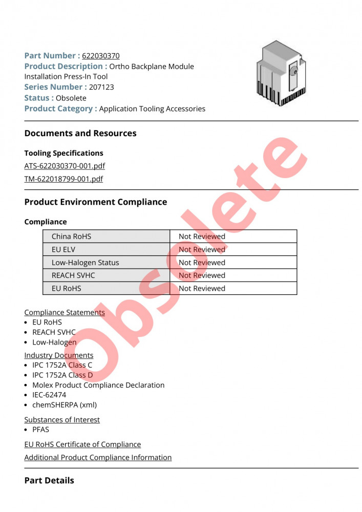 Tooling document page 1