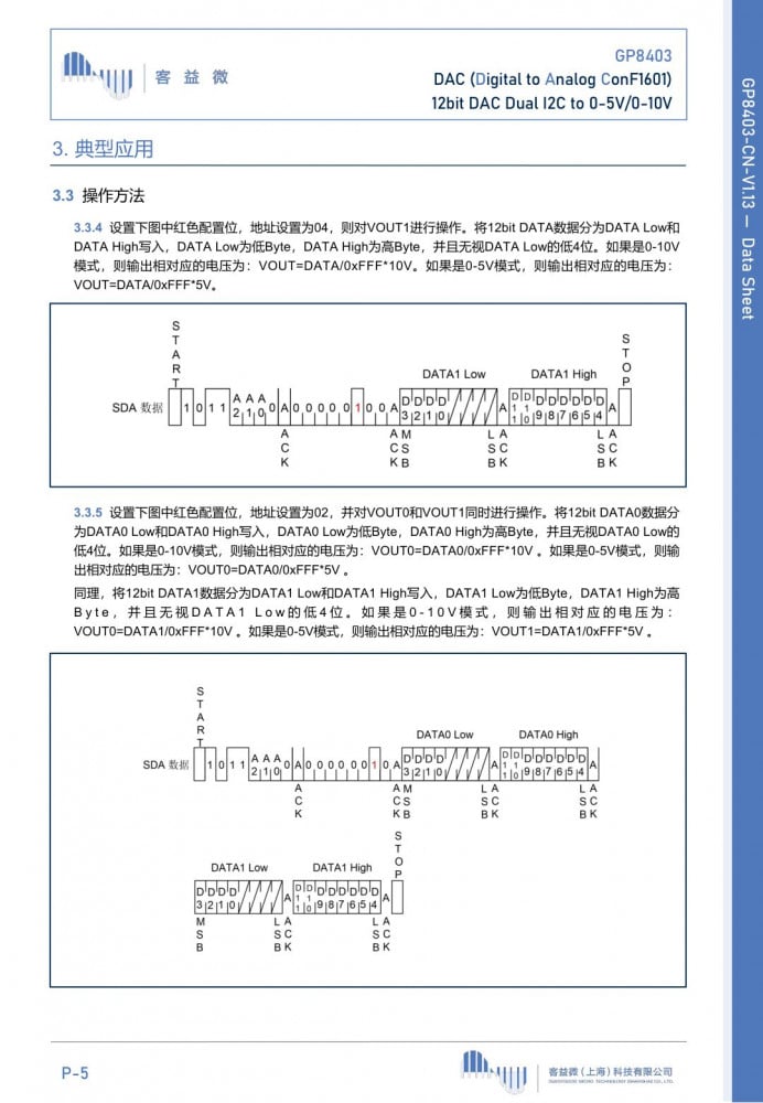 GP8403 datasheet page 5