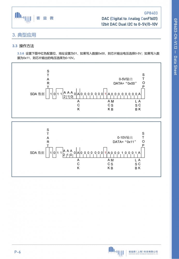 GP8403 datasheet page 6
