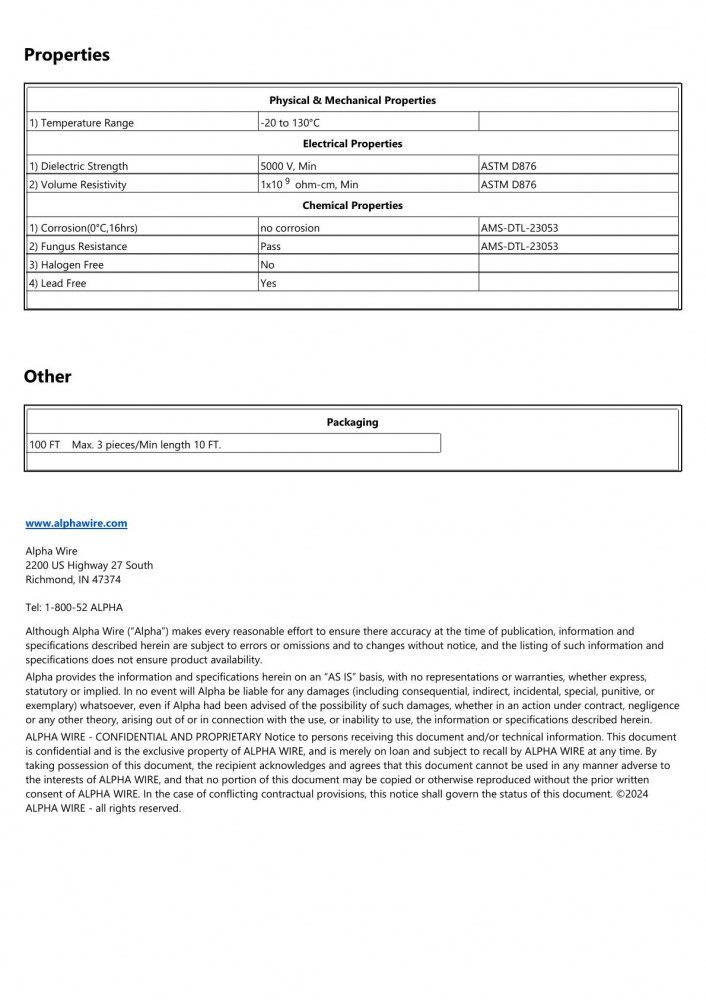 PF1301/2A BK005 technical document page 2