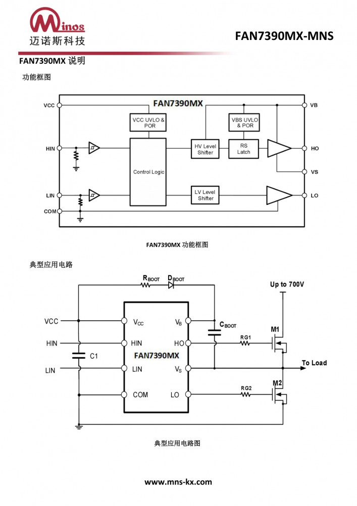 FAN7390MX-MNS datasheet page 6