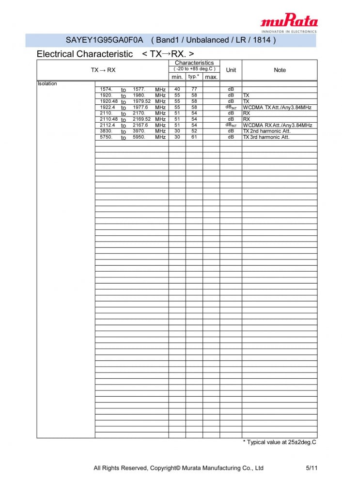 SAYEY1G95GA0F0A datasheet page 6