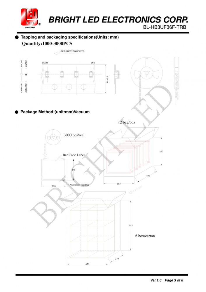 BL-HB3UF36F-TRB datasheet page 3