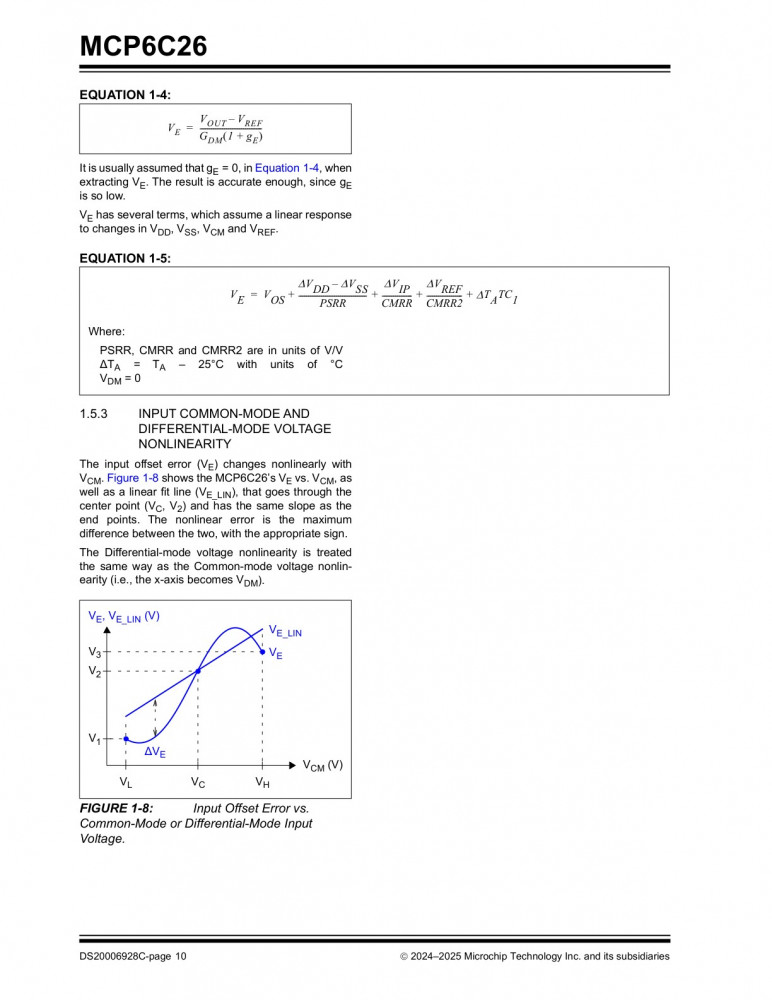MCP6C26 datasheet preview, page 10