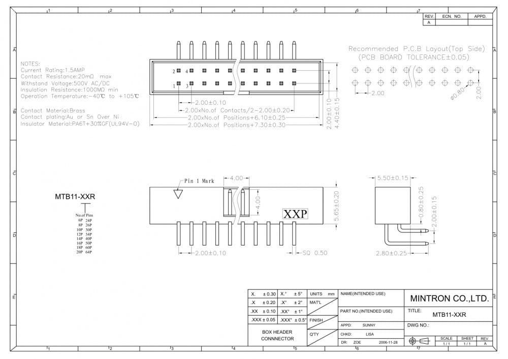 MTB11-40R technical document page